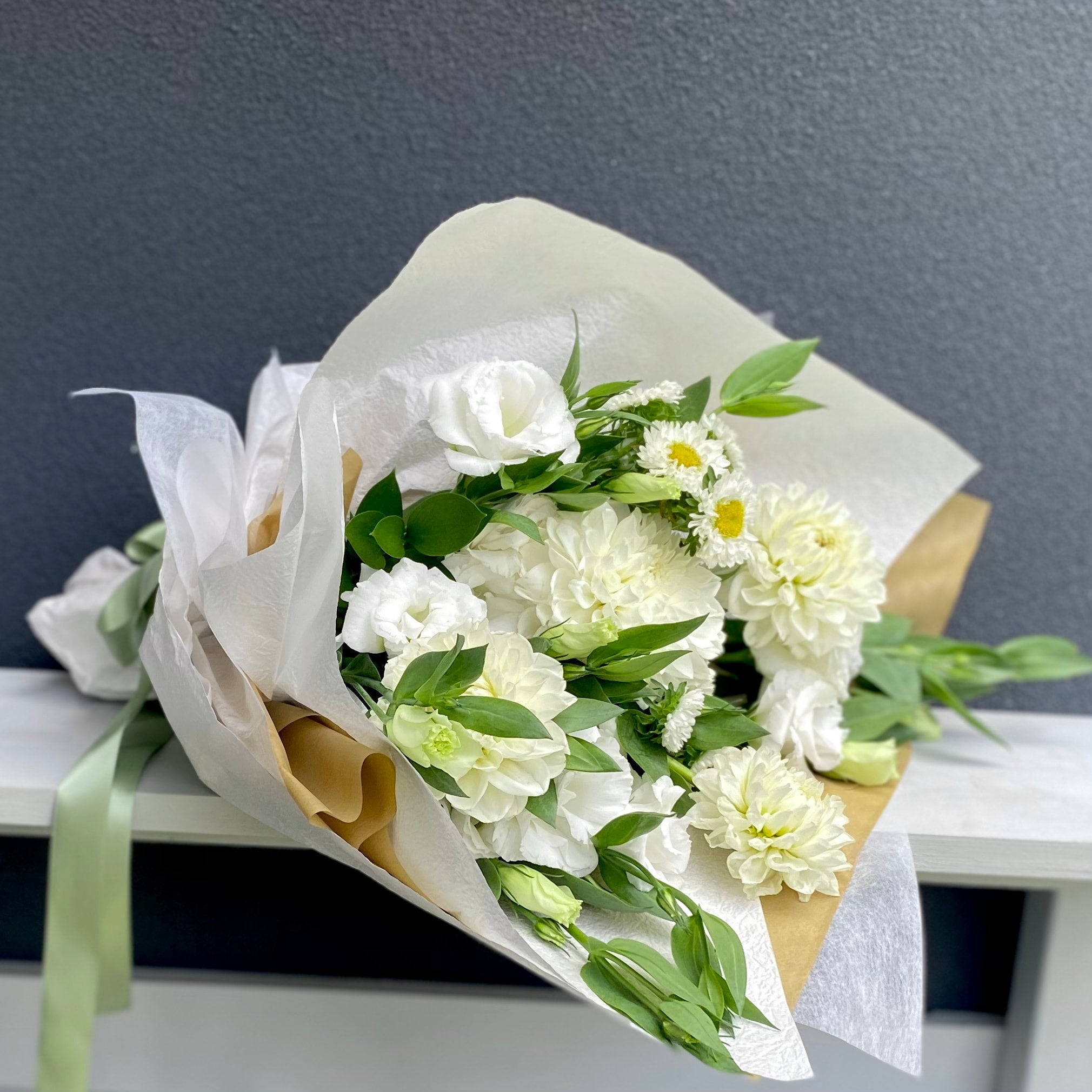 White Bouquet | The Little Corner Florist - Perth Florist